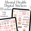 Digital Health & Fitness Stickers Digital Planner Stickers Workout ...