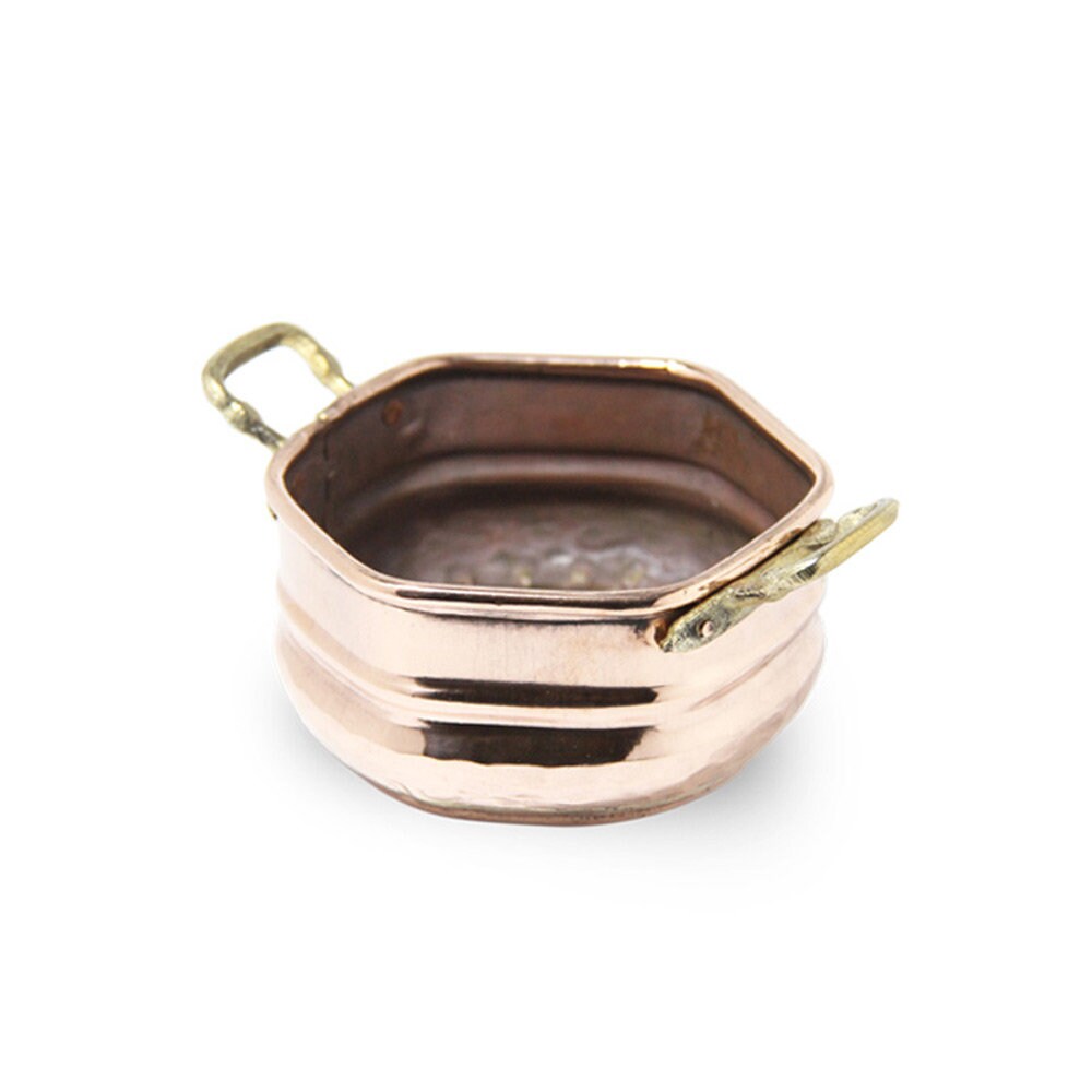 Coho Artisan Hexagon Hammered Copper Copper Planter - Etsy