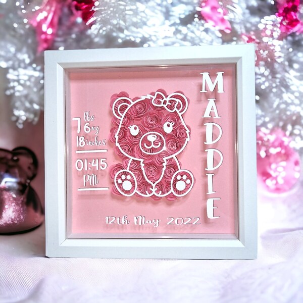 Baby Shadow Box - Etsy