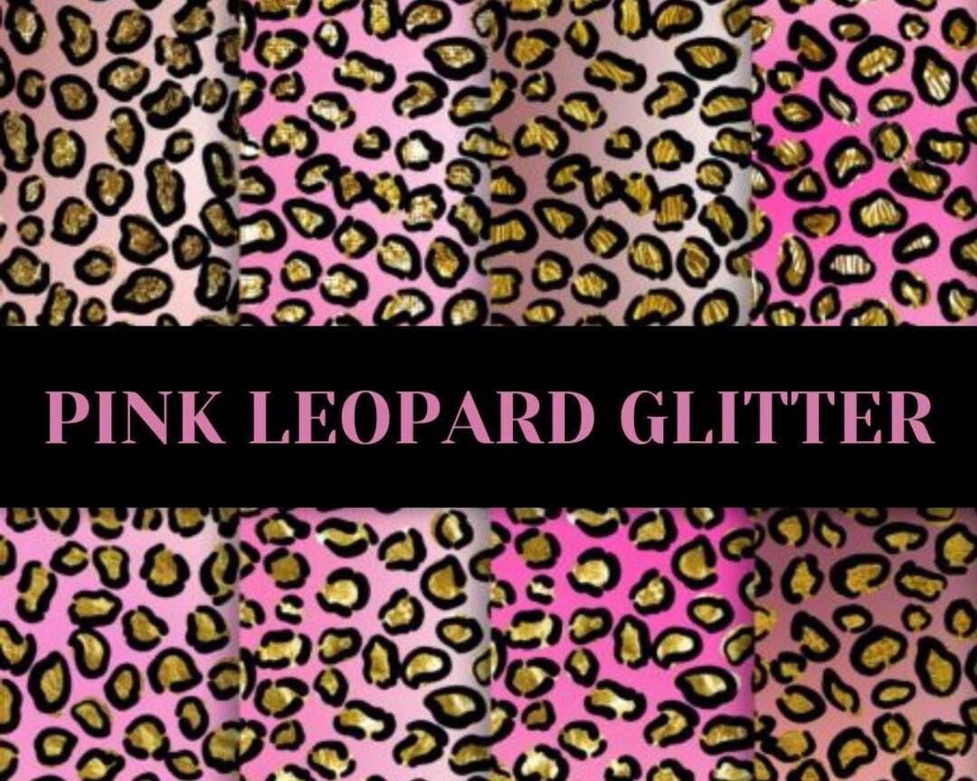 Rainbow Leopard Print Digital Papers Bundle, Leopard Print Paper PNG ...