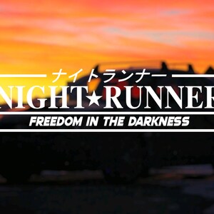 Night Runner JDM Car Window Decal, Truck Decal, SUV Decal, Motorcycle ...