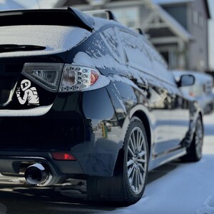 Biker Wave Car Window Decal, Truck Decal, SUV Decal, JDM, Bumper ...