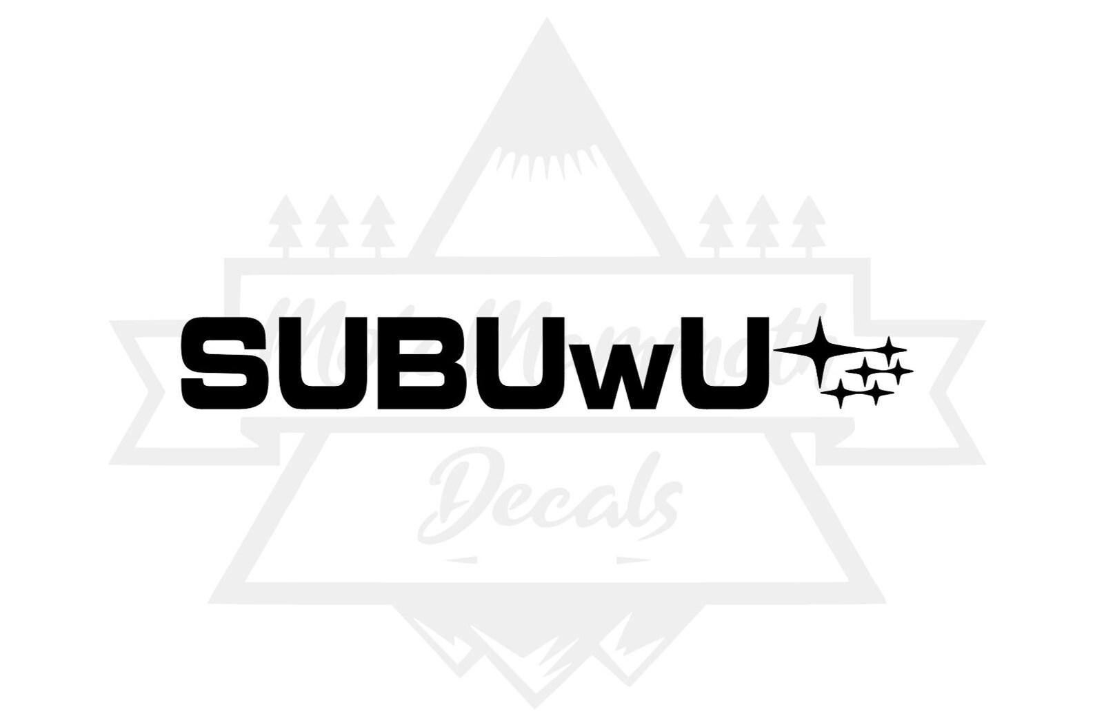 Subuwu Subie JDM Car Window Decal Truck Decal SUV Decal - Etsy