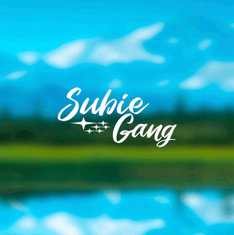 Subie Gang JDM Car Window Decal Truck Decal SUV Decal - Etsy