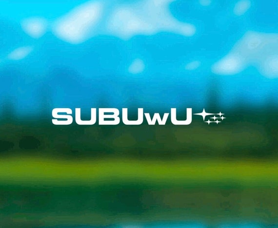 Subuwu Subie JDM Car Window Decal Truck Decal SUV Decal - Etsy