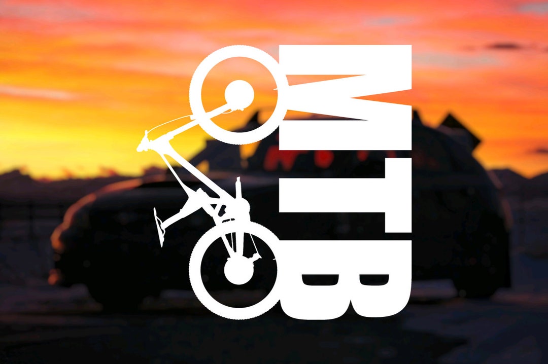 MTB Mountain Bike Car Window Decal, Truck Decal, SUV Decal, Motorcycle ...