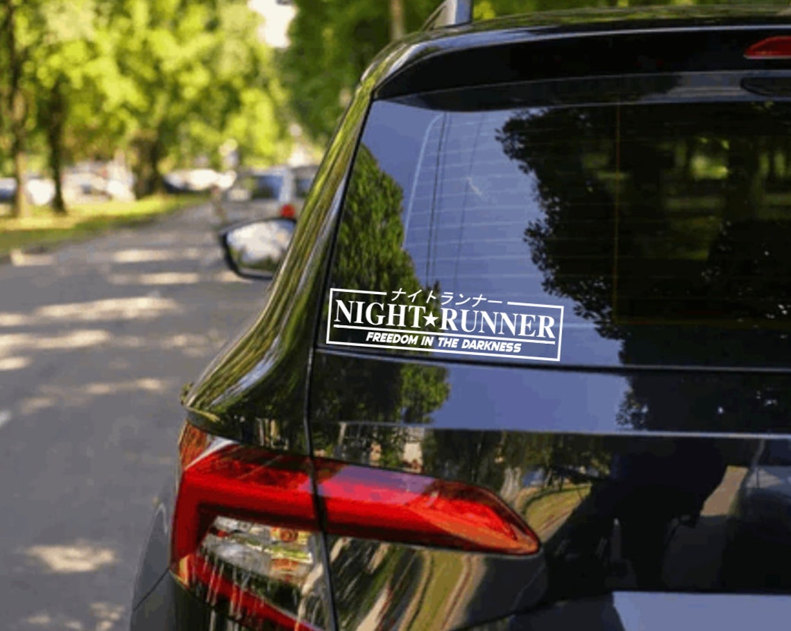 Night Runner JDM Car Window Decal, Truck Decal, SUV Decal, Motorcycle ...
