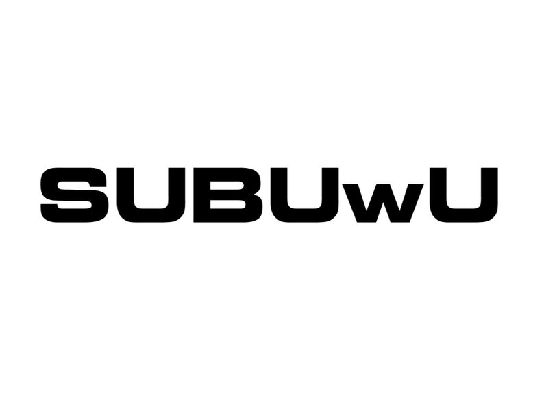 Subuwu Subie JDM Car Window Decal Truck Decal SUV Decal - Etsy