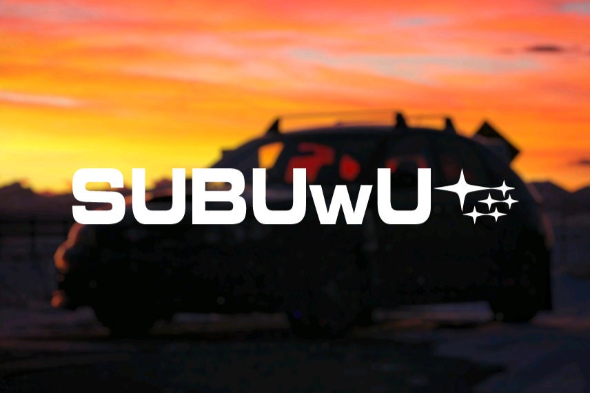 Subuwu Subie JDM Car Window Decal Truck Decal SUV Decal - Etsy