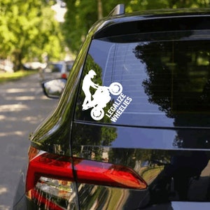 Legalize Wheelies Car Window Decal Truck Decal SUV Decal - Etsy