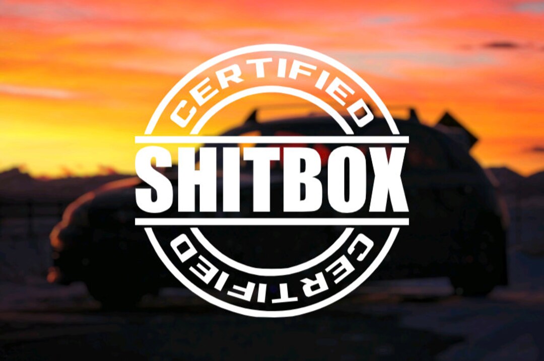Certified Shitbox JDM Car Window Decal, Truck Decal, SUV Decal ...
