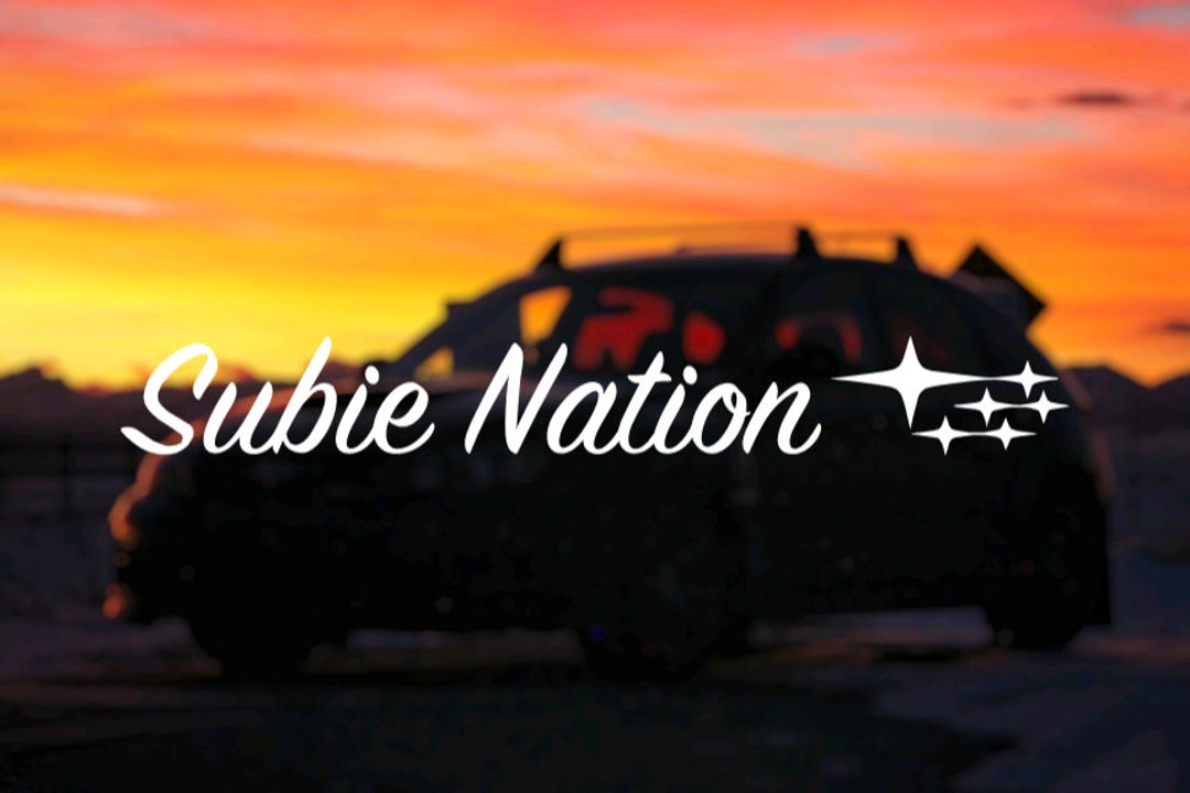 Subie Nation JDM Car Window Decal Truck Decal SUV Decal - Etsy