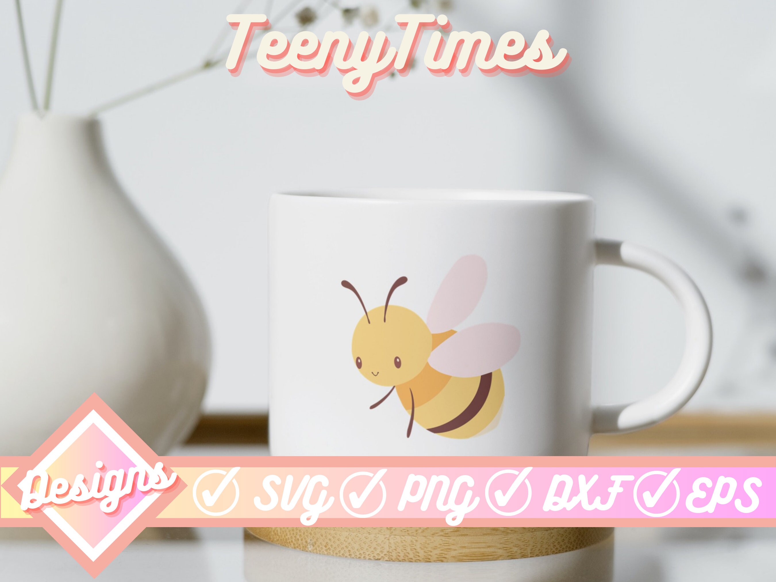 Super Cute Bee Svg Bundle, Honey Bee Svg, Bee Png, Bumble Bee Svg ...