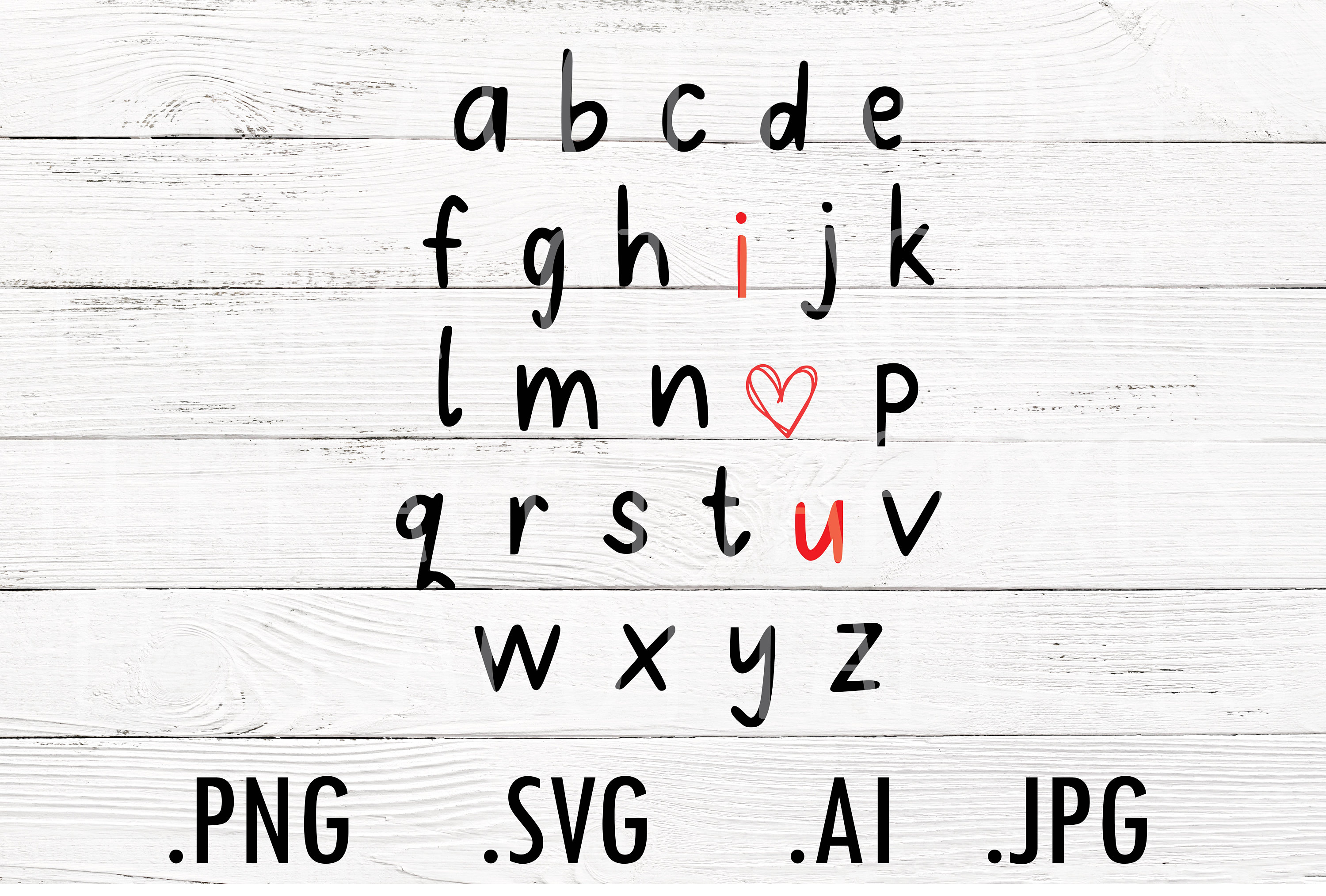 ABC I Love You Svg | Alphabet I Love You Svg | Valentines Day Shirt ...