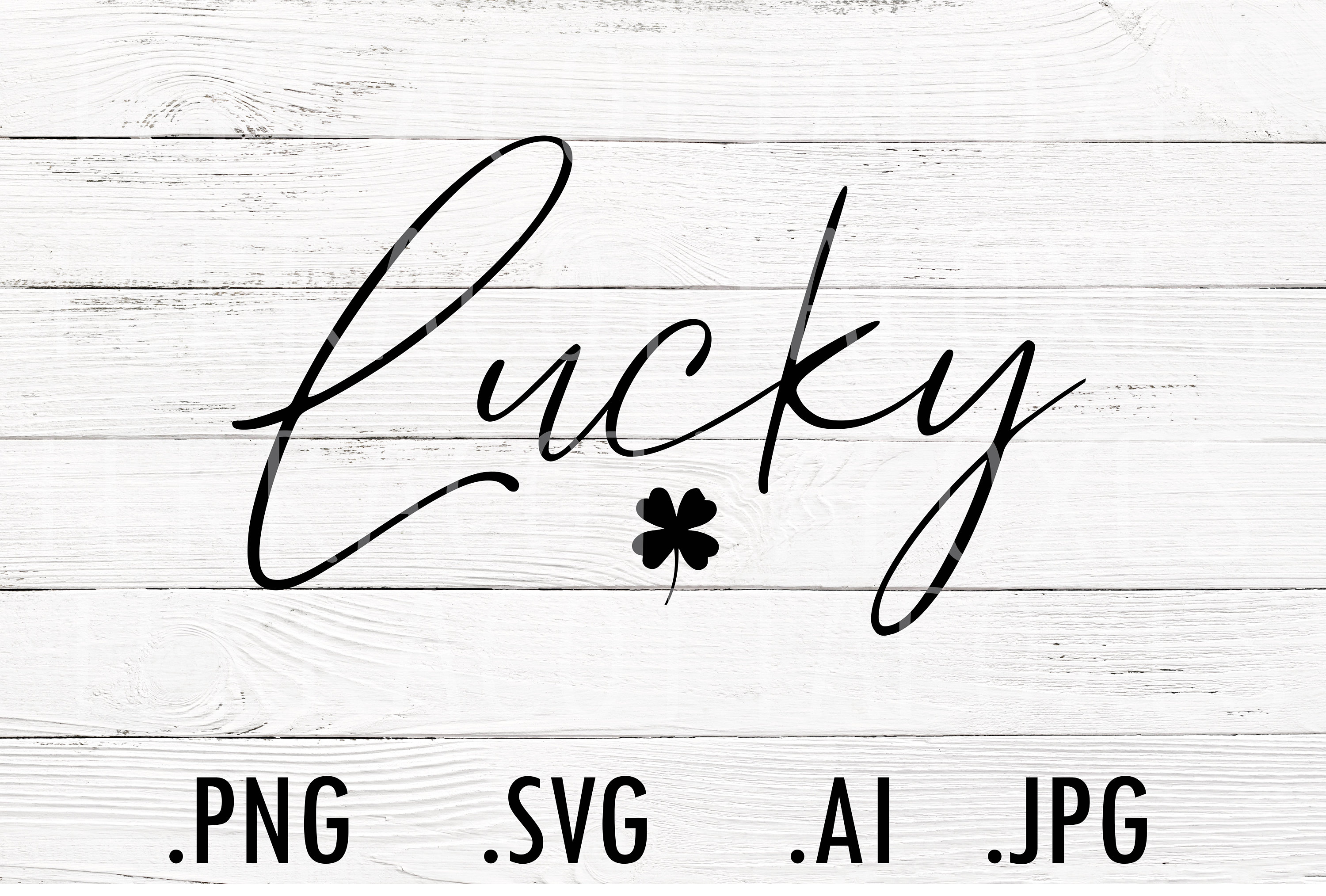 Lucky Svg | St Patrick's Day Svg | Lucky Png | Shamrock Svg | Shamrock ...