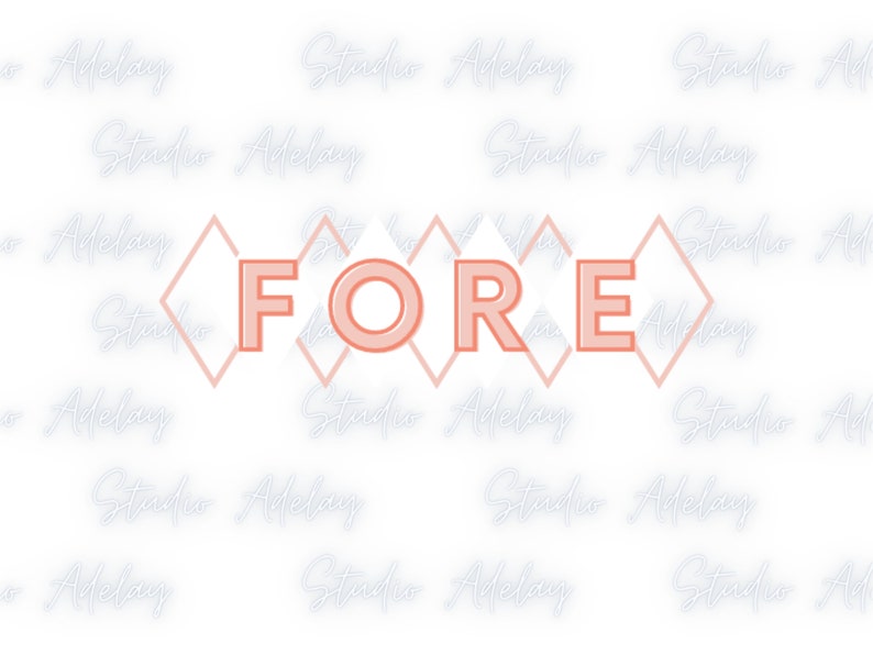 FORE Png GOLF Tees Golf Png Ladies Golf Golf Designs - Etsy