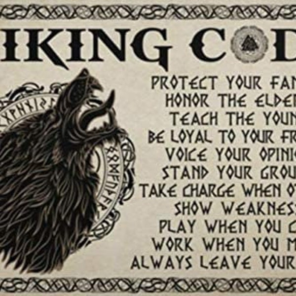 Viking Poster - Etsy