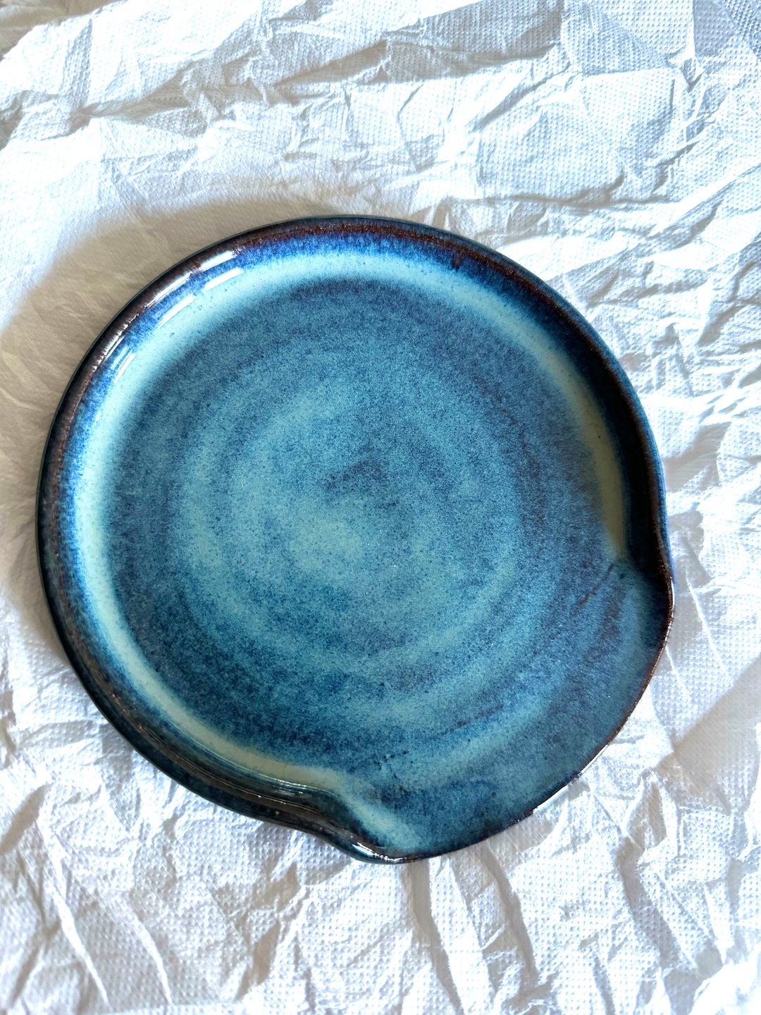 Blue Spatula Rest - Etsy