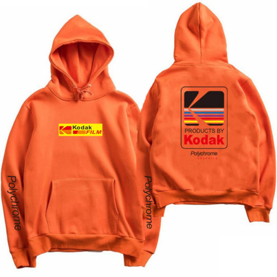Unisex Streetwear Multicolor Hip Hop Kodak Hoodie Letters - Etsy