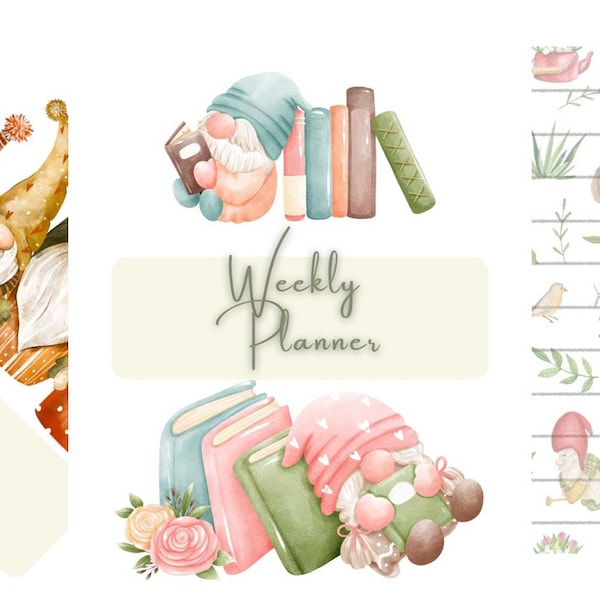 Gnome Planner - Etsy