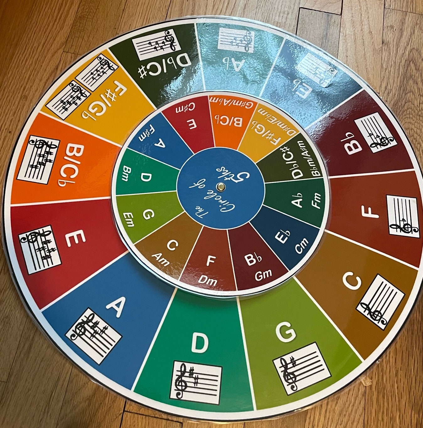 Circle of Fifths Transposing Wheel Digital Download - Etsy UK