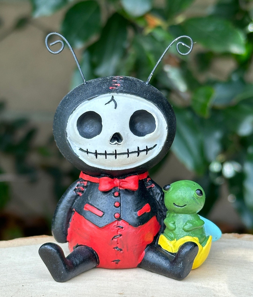 Furrybones dots Collectible Ladybug Figurine, Goth Gifts, Skulls and ...