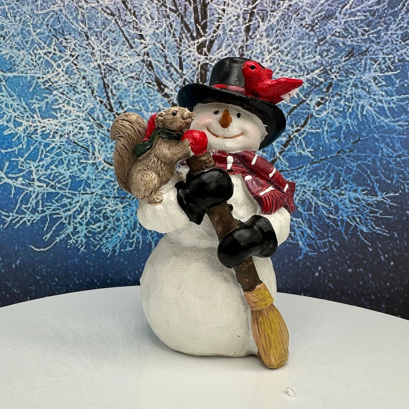 Snowman Figurines - Etsy