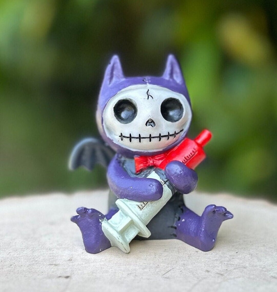 Furrybones flappy Collectible Bat Figurine, Halloween Miniatures ...