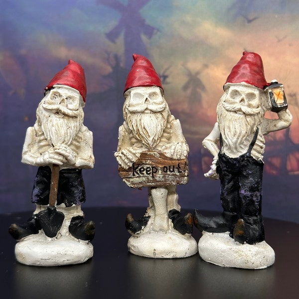 Skeleton Gnomes - Etsy