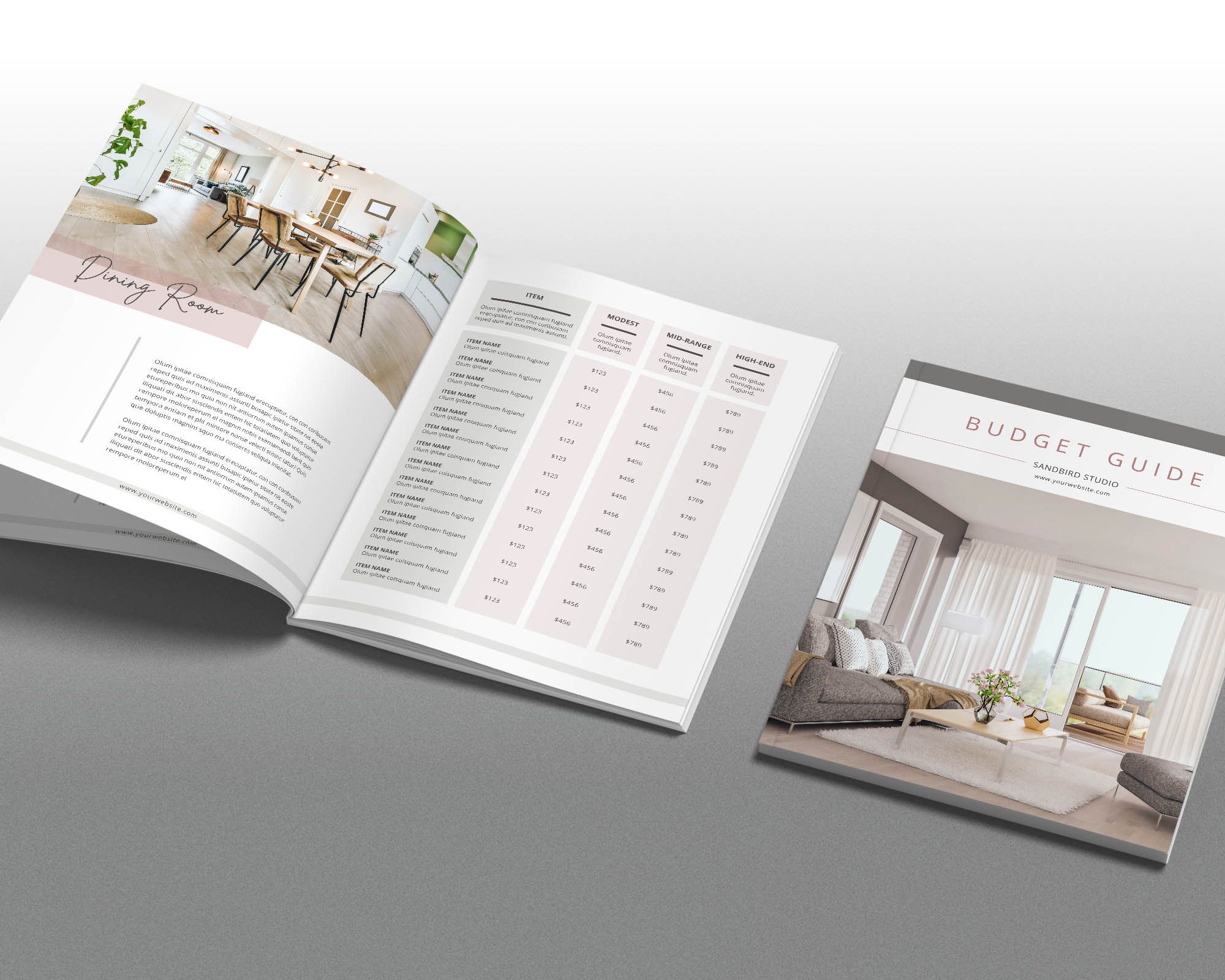 Interior Design Budget Guide Canva Template US Letter & A4 - Etsy