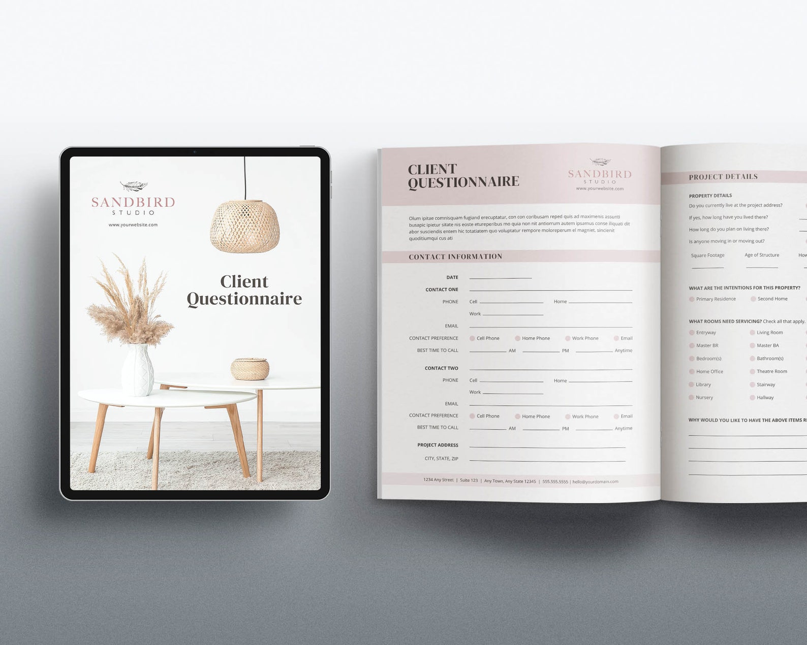 Interior Design Start up Pack Canva Templates | Interior Design Bundle ...