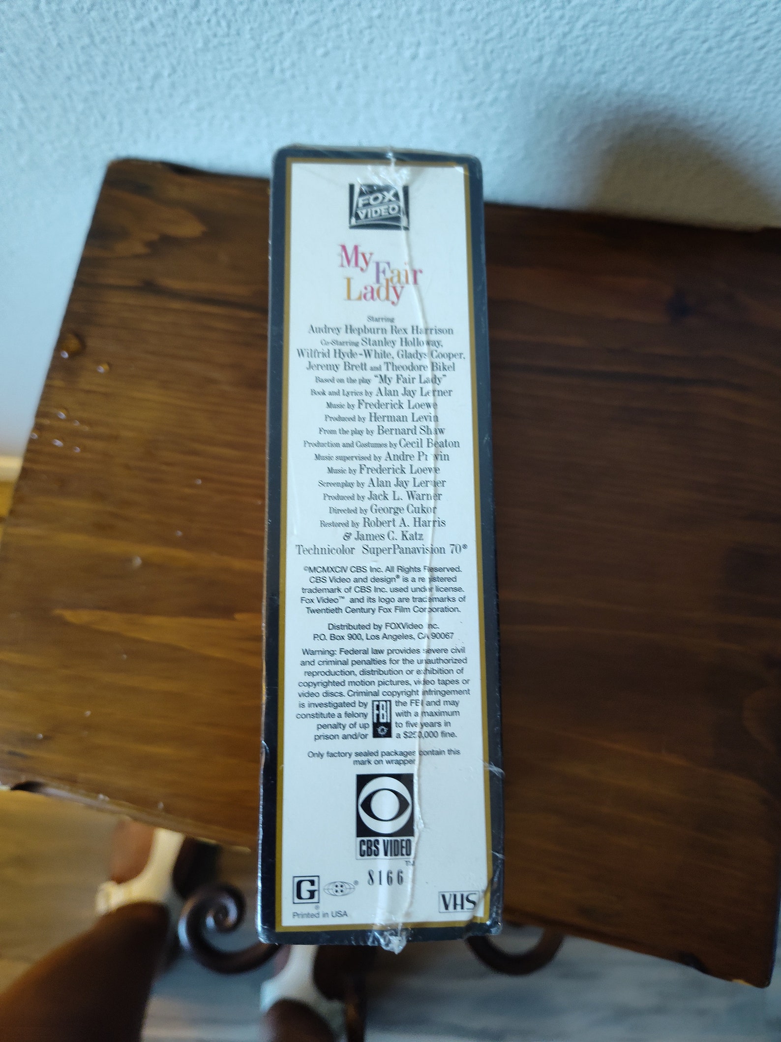 My Fair Lady VHS 30th Anniversary Video NEW SEALED - Etsy