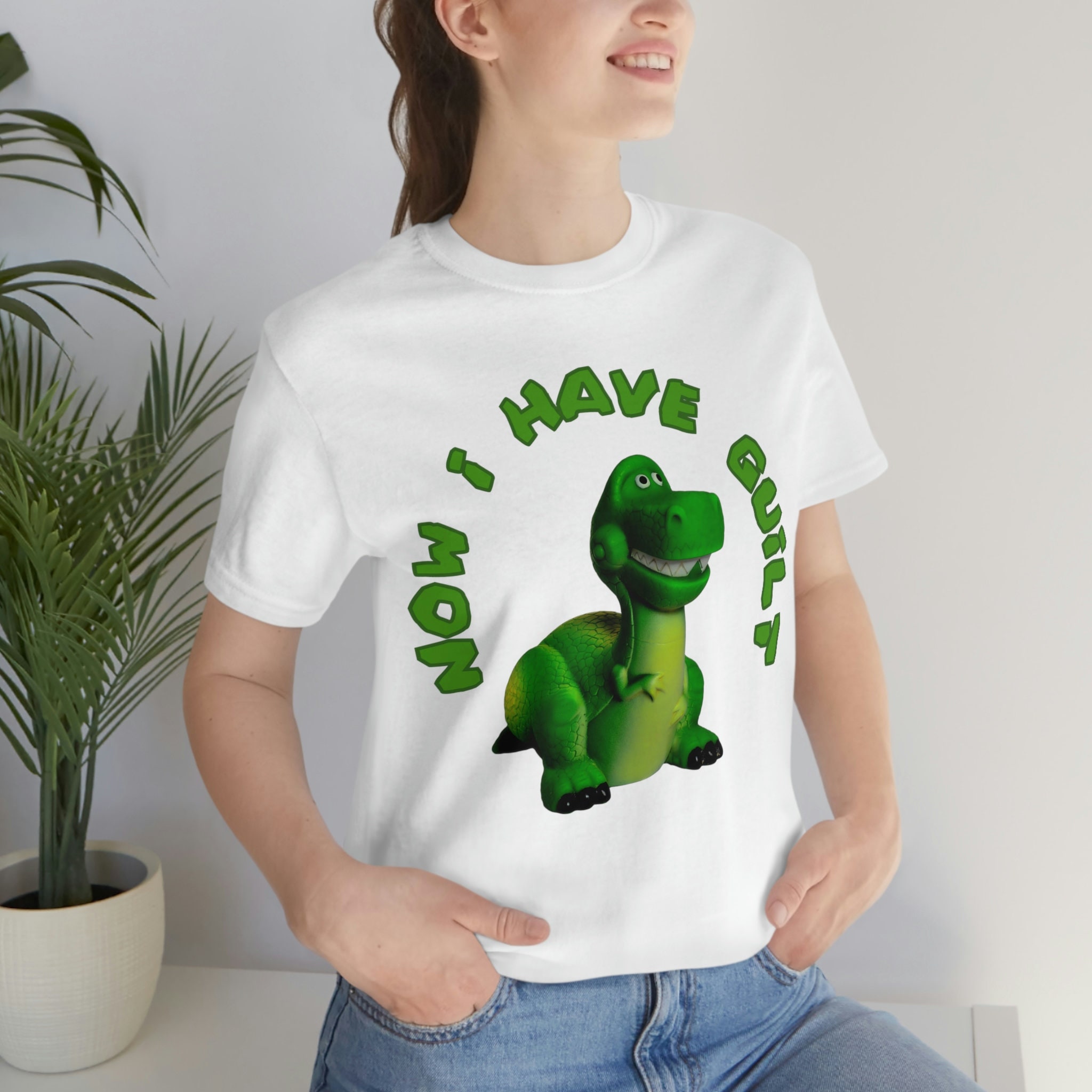 Now I Have Guilt Shirt Toy Story Homage Rex-like Dinosaur - Etsy