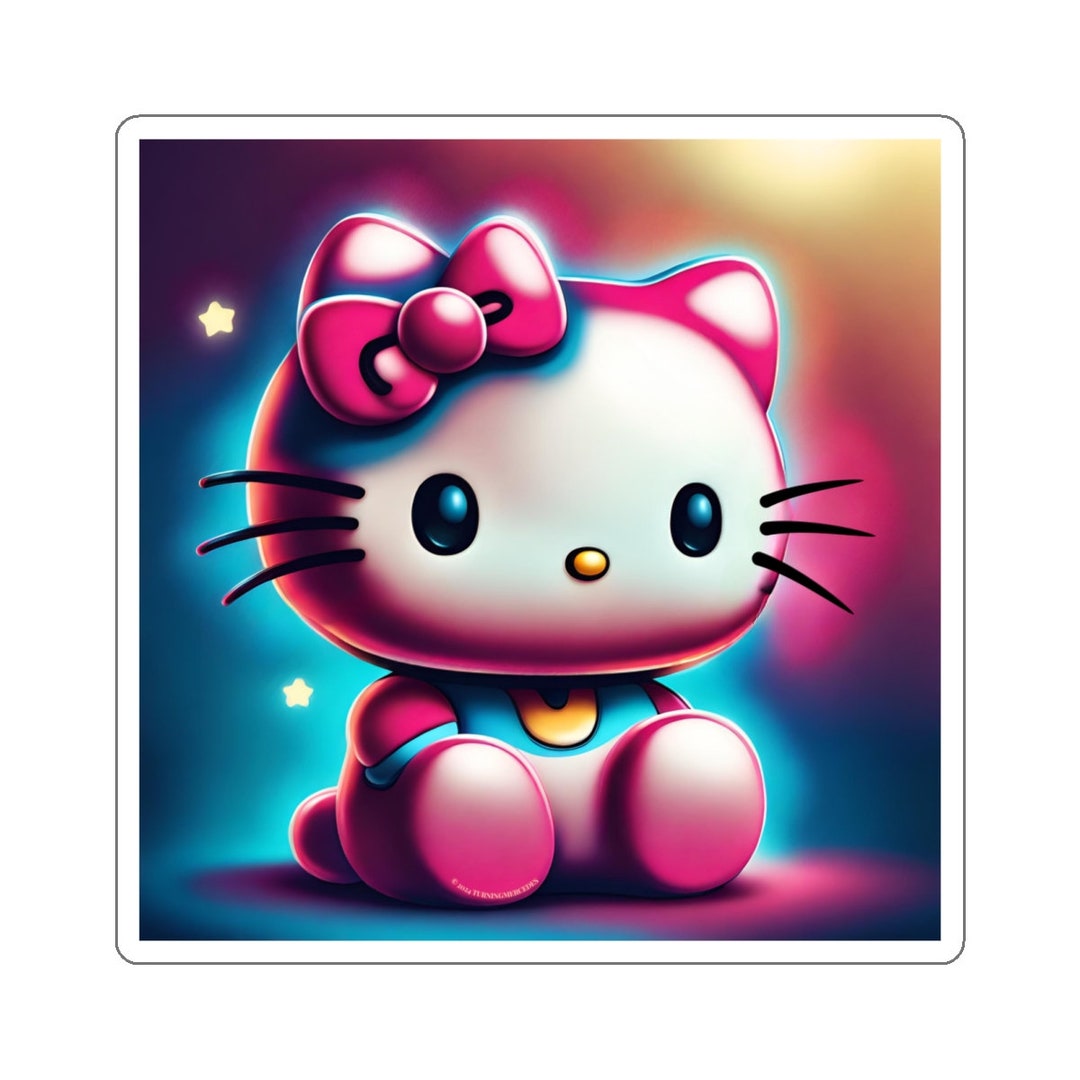 Starry Hello Kitty Series IV Kiss-cut Stickers, Cute Kitty, Not Waterproof, Digitally Created ...