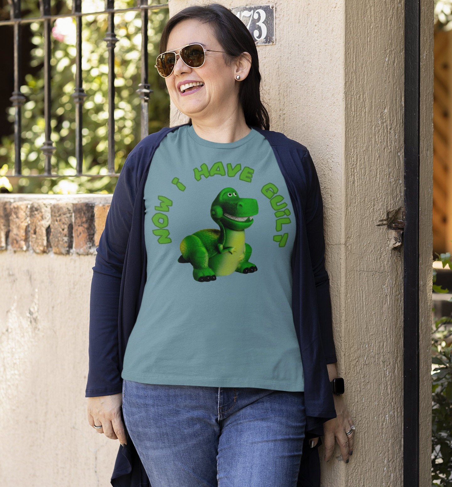 Now I Have Guilt Shirt, Toy Story Homage, Rex-like Dinosaur Shirt ...