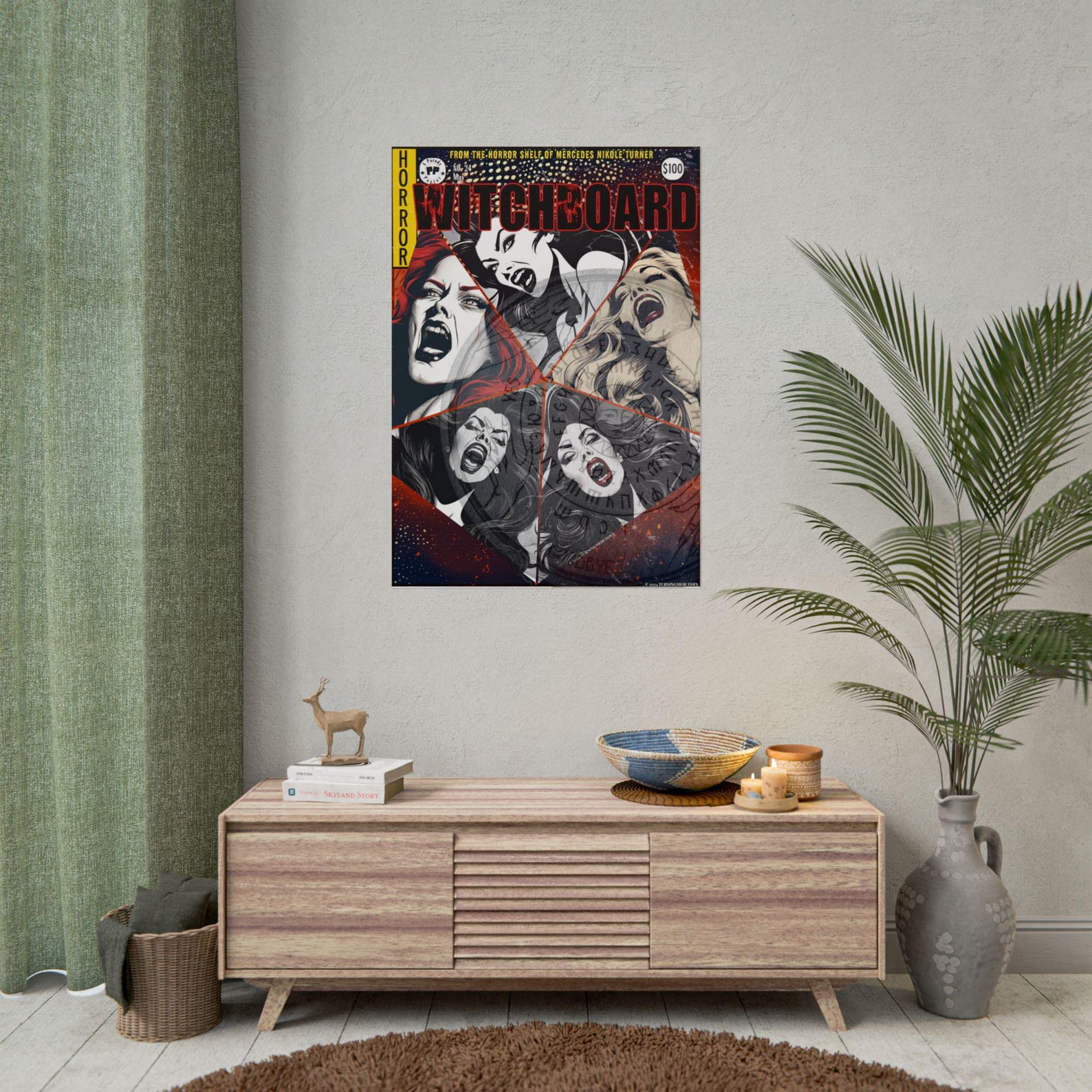 Witchboard Rolled Poster, Series XXIV Witchy Spoof Comic Book Cover ...