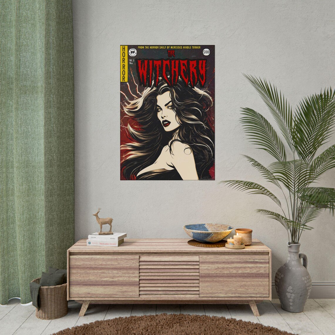 The Witchery Rolled Poster, Series V Witchy Spoof Comic Book Cover ...