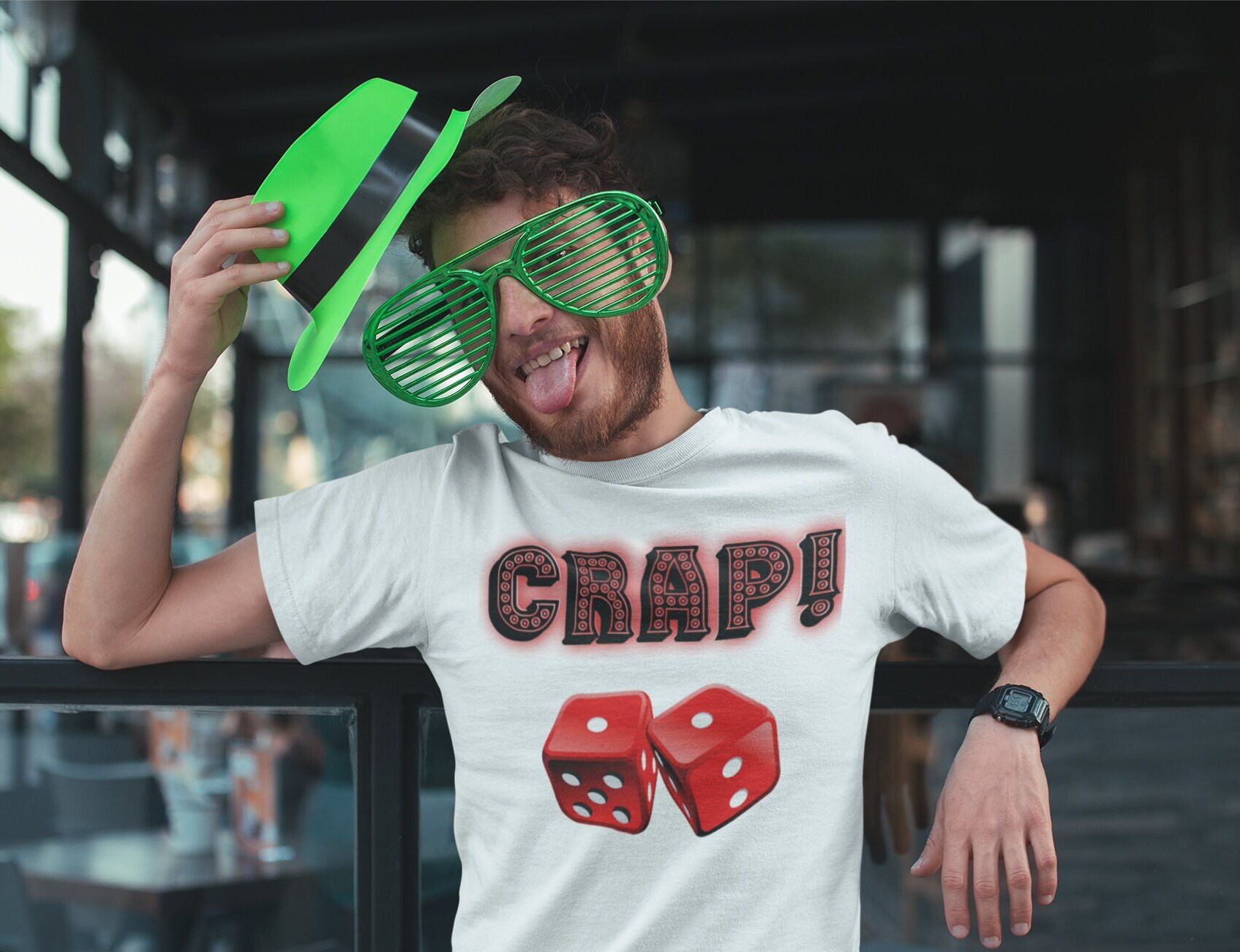 Crap Shirt, Funny Craps Table Shirt, Casino Gambling, Snake Eyes, High ...