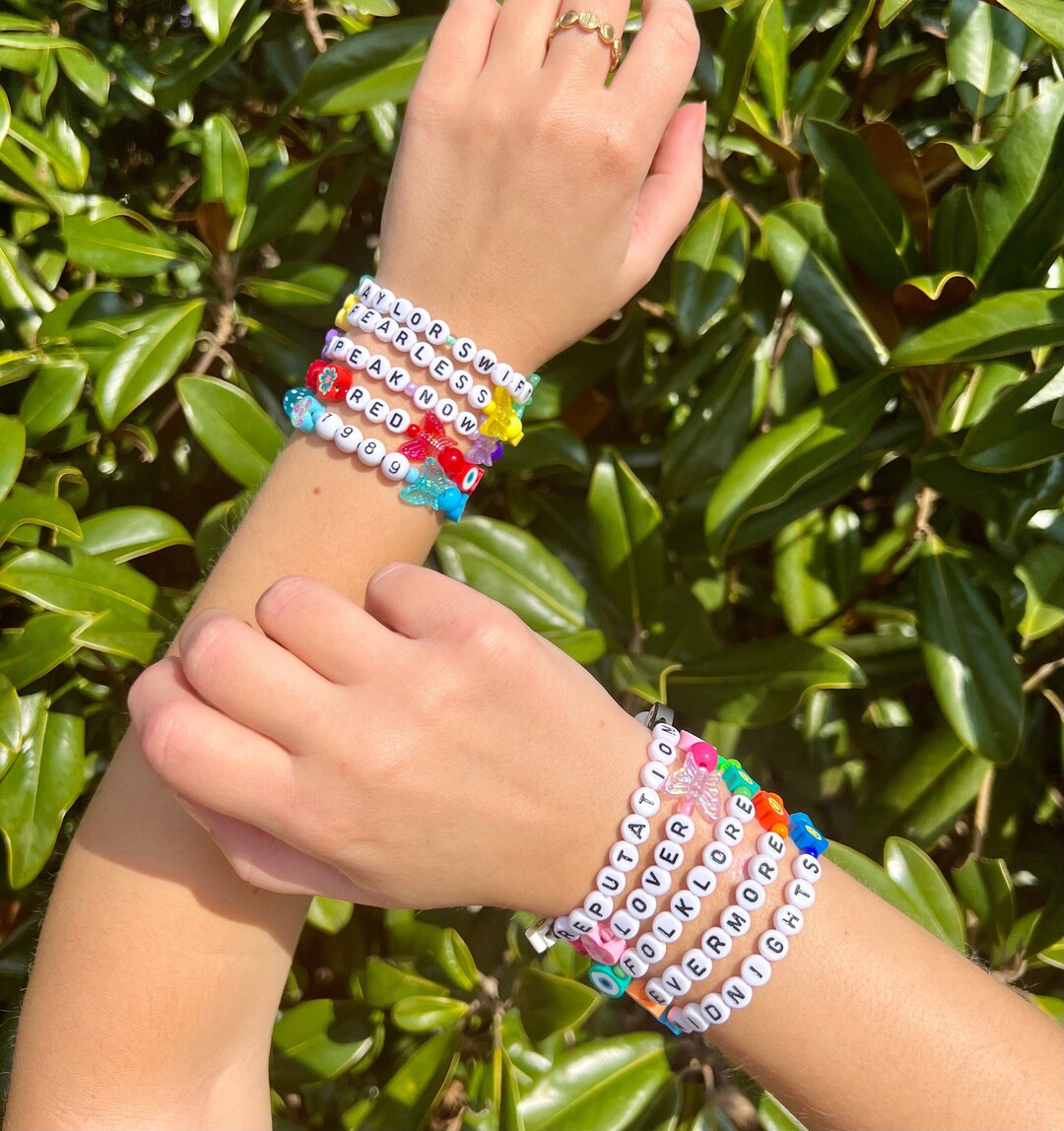Taylor Swift Eras Tour Album Bracelets Friendship Bracelet Exchange I ...