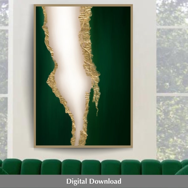 Emerald Wall Art - Etsy