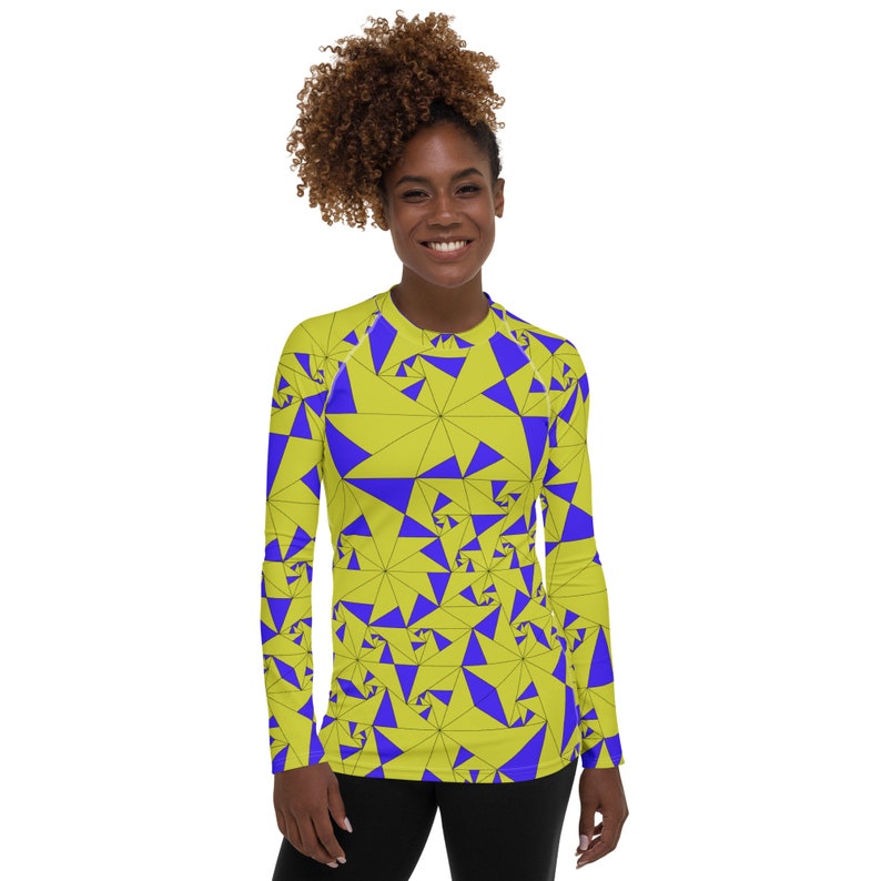 Swampoodle Aperiodic Tiling Women's Rash Guard - Etsy