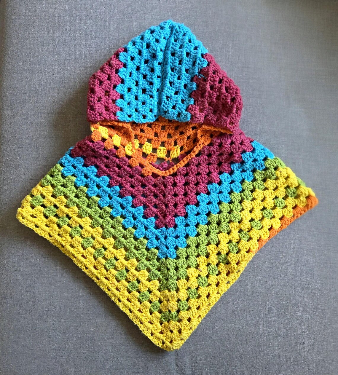 Heritage Hooded Poncho | Crochet Pattern for Beginners | Multiple Sizes ...