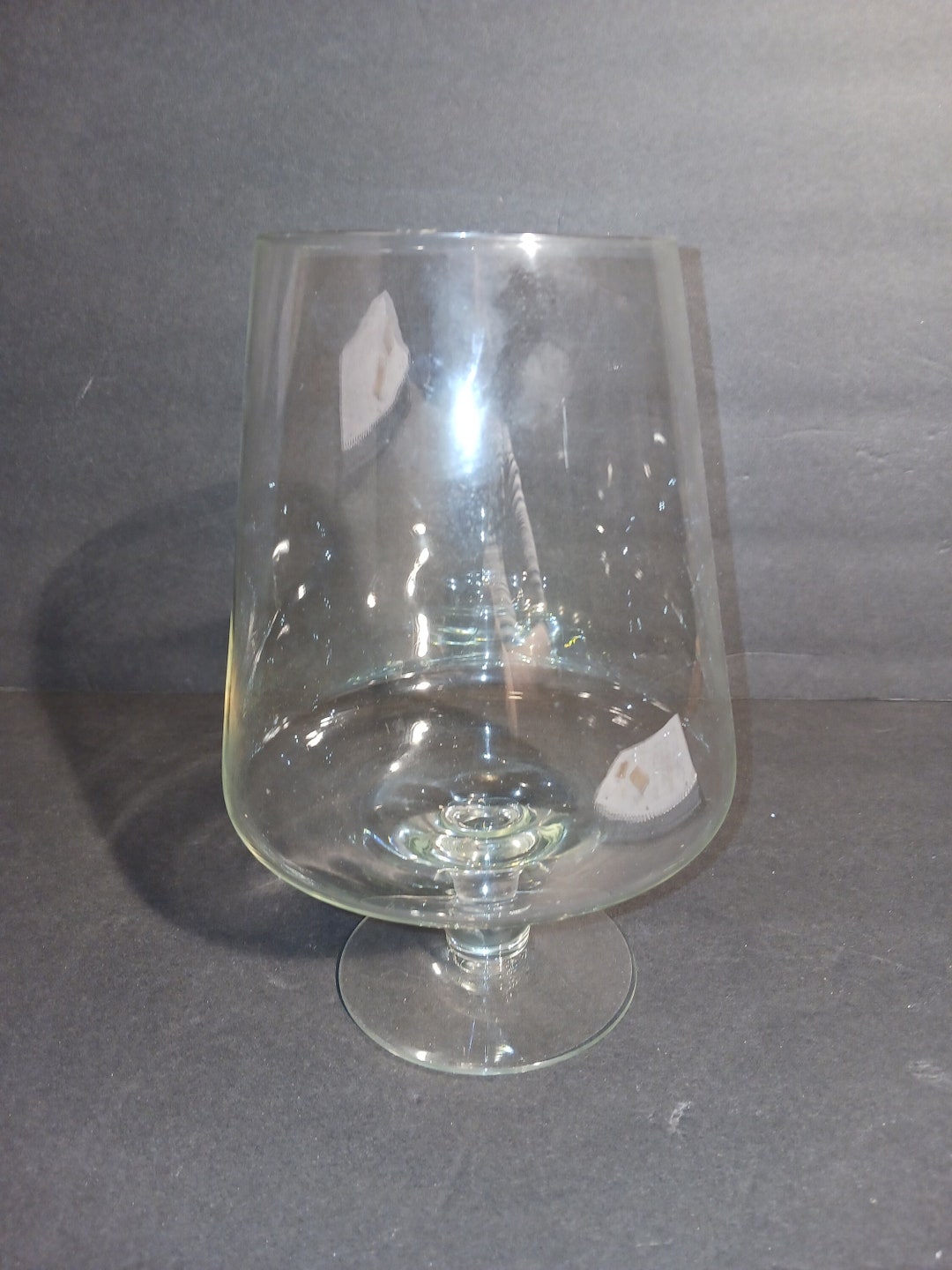 Large Oversized Clear Glass Sniffer - Etsy