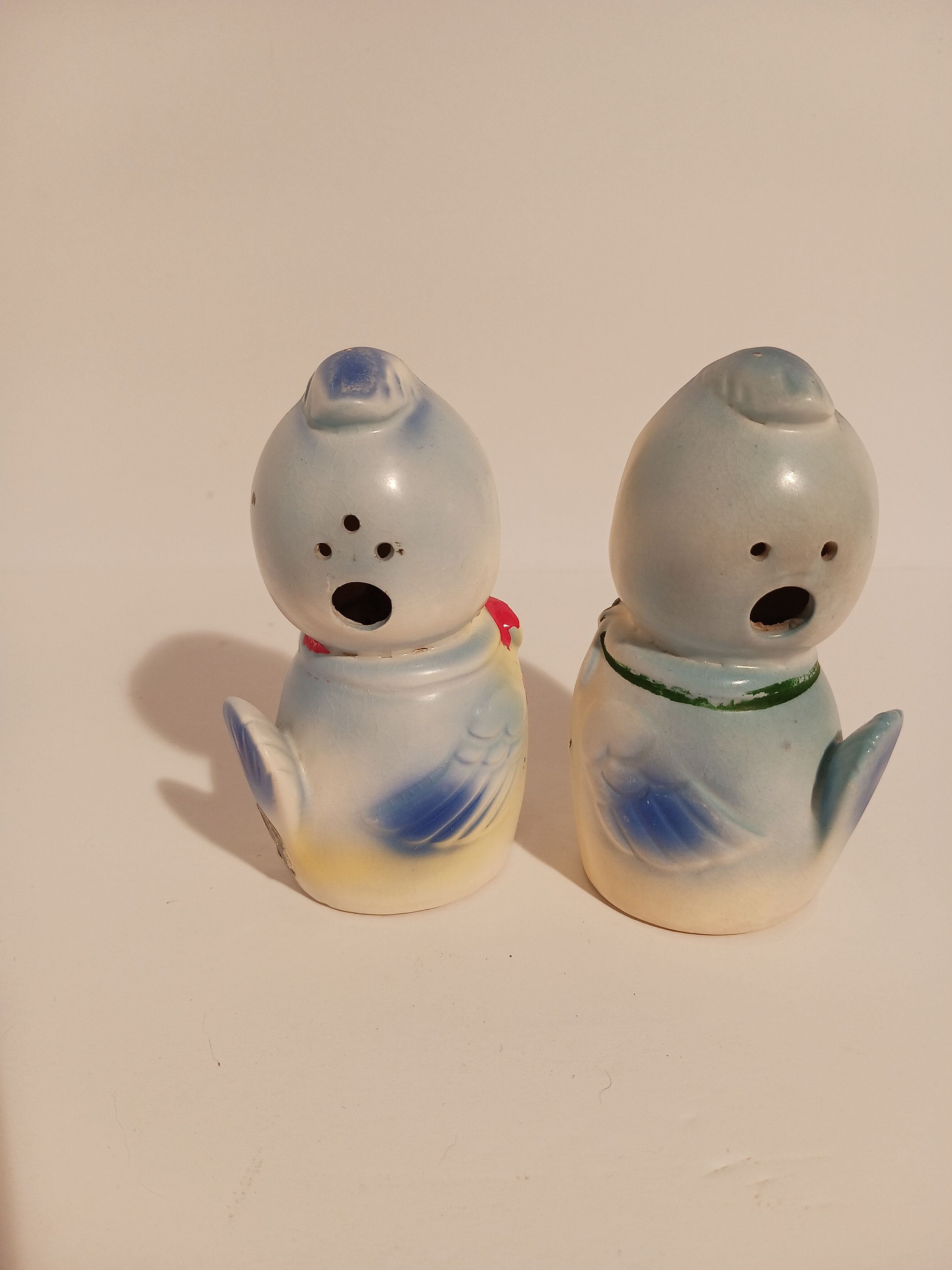 Vintage Commodore Blue Bird Salt and Pepper Have Chatterbox - Etsy