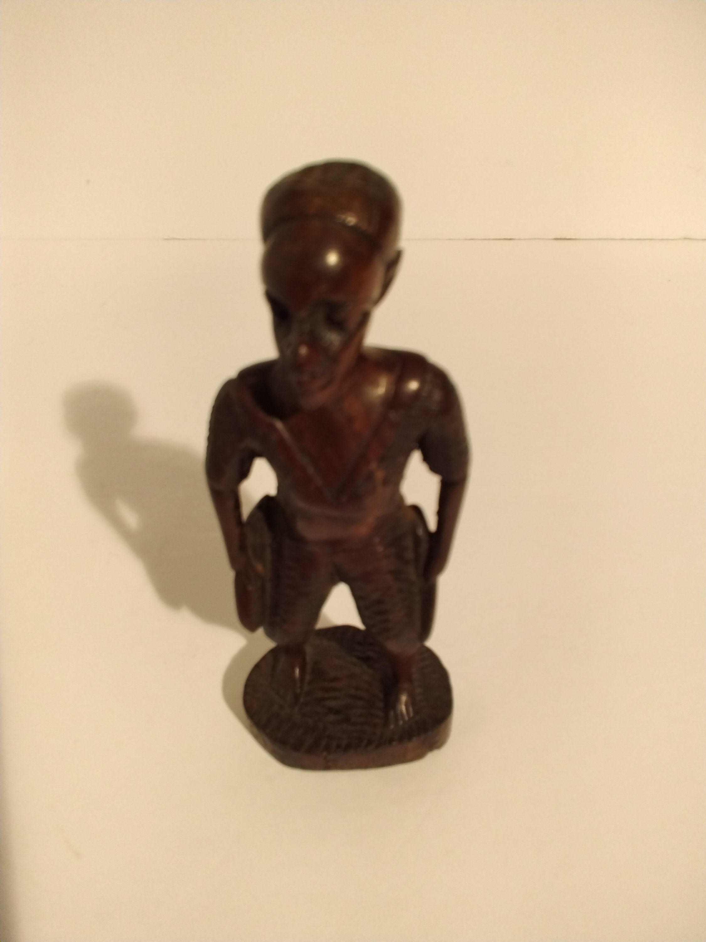 Antique Hand Carved Wooden African Figure - Etsy