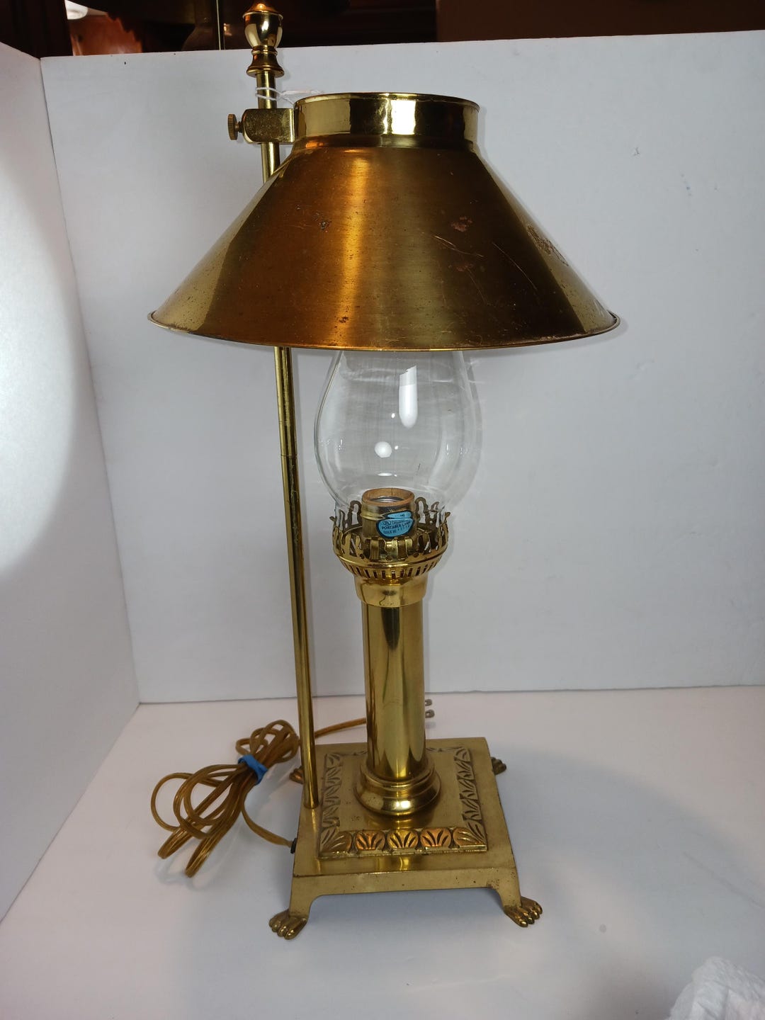 Vintage Brass Orient Express Lamp -- 1970's - Etsy