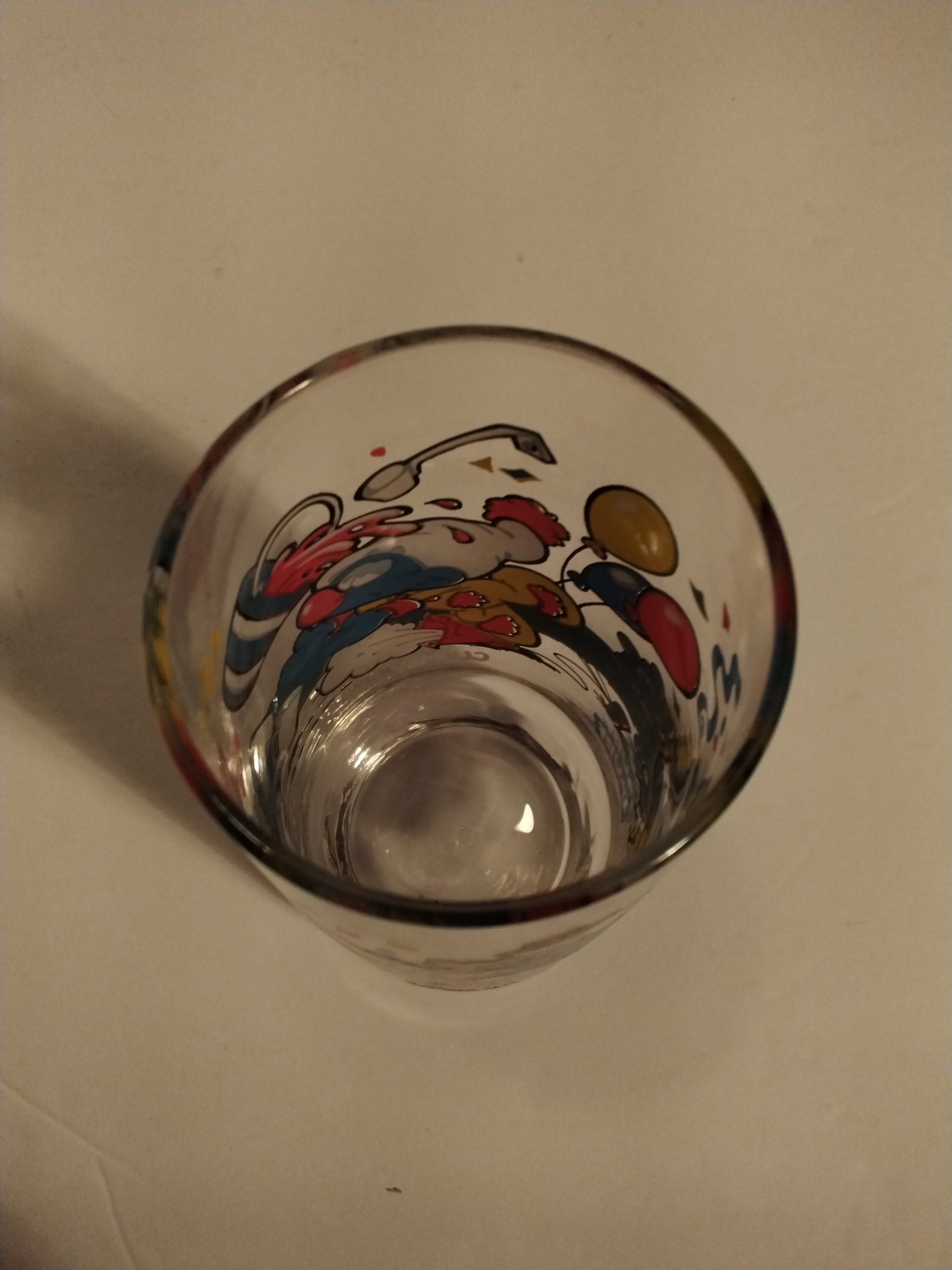 1983 Hardees Smurf Glass Clumsy Smurf - Etsy