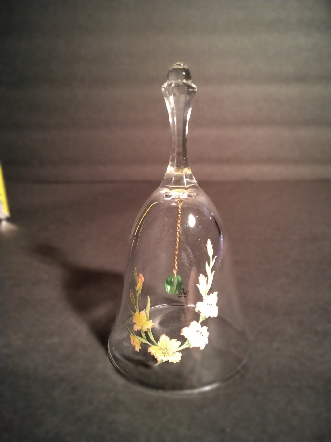 Vintage Avon Bell Clear Lead Crystal Floral Pattern - Etsy