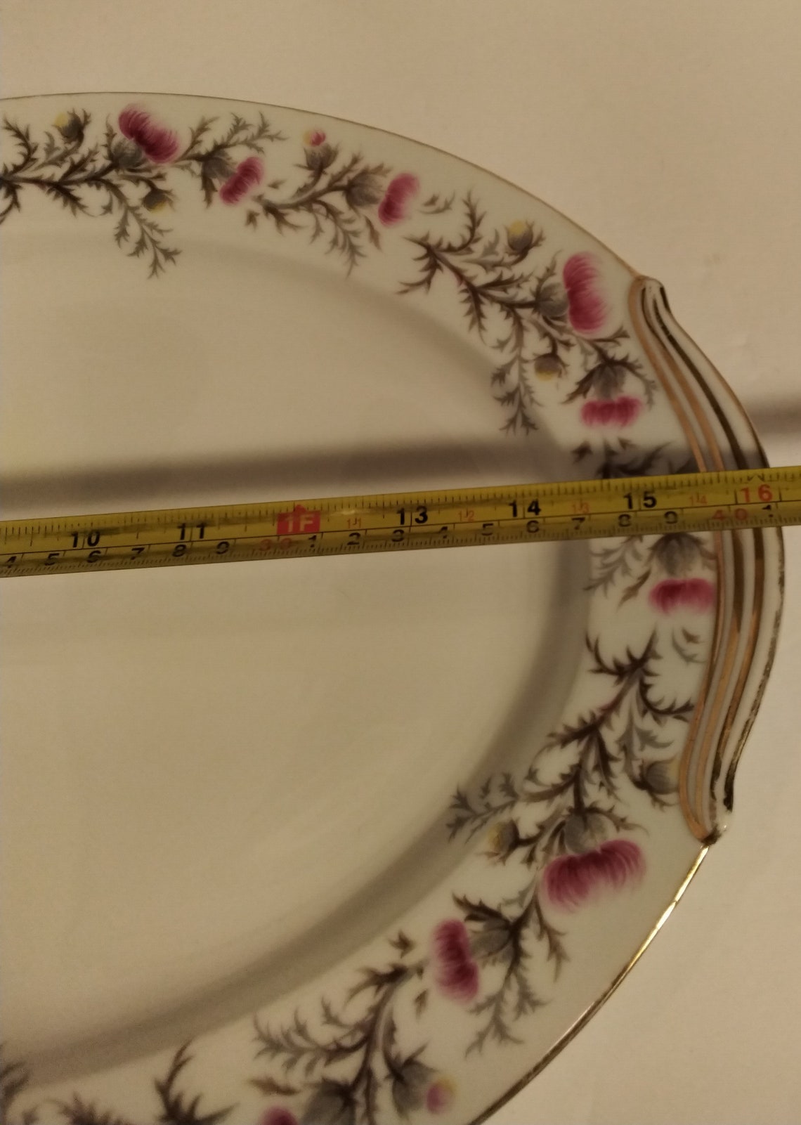 Noritake 1930's Back Stamp 16 Inch Platter Thistle - Etsy