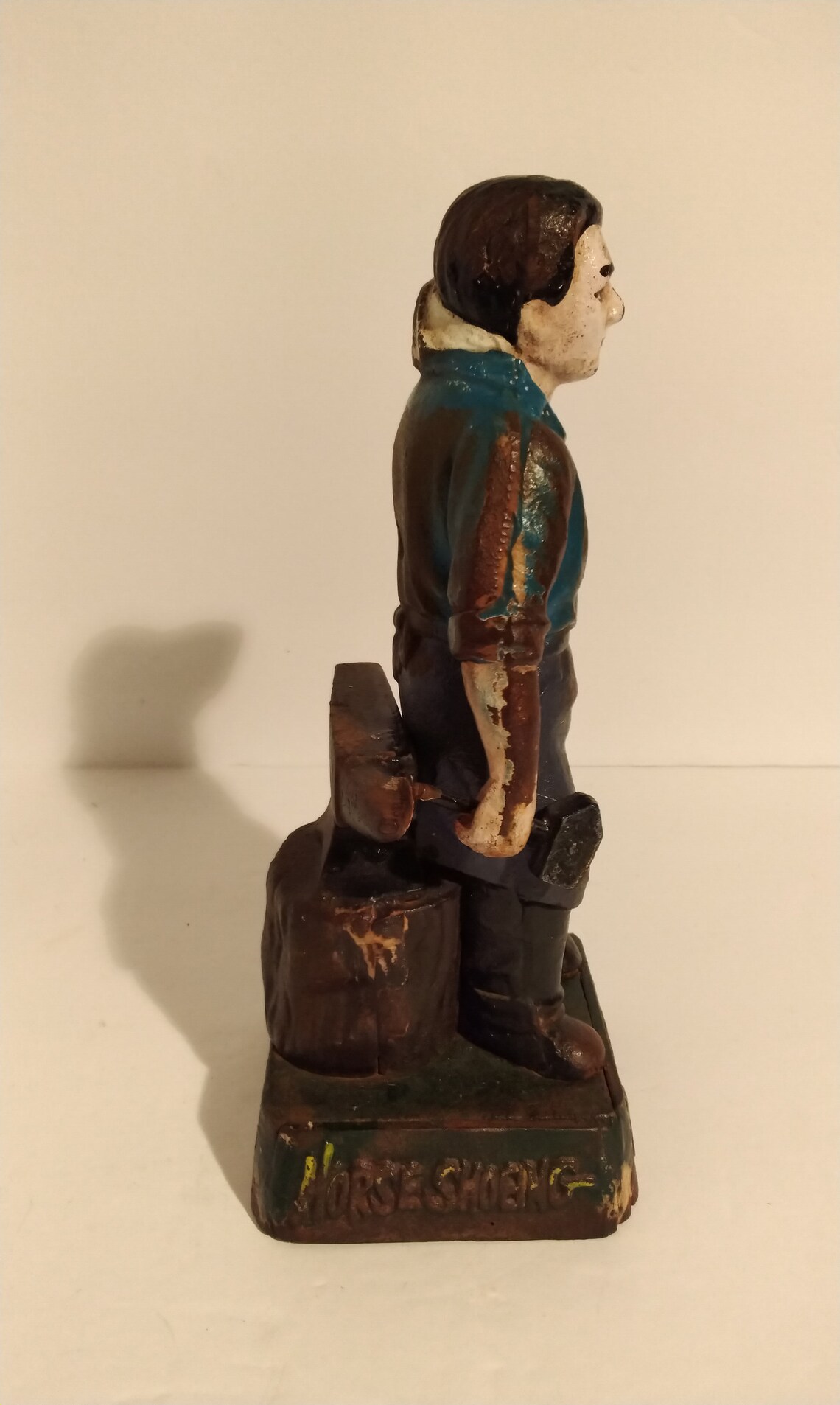 Antique RARE Cast Iron Blacksmith Doorstop or Statue - Etsy